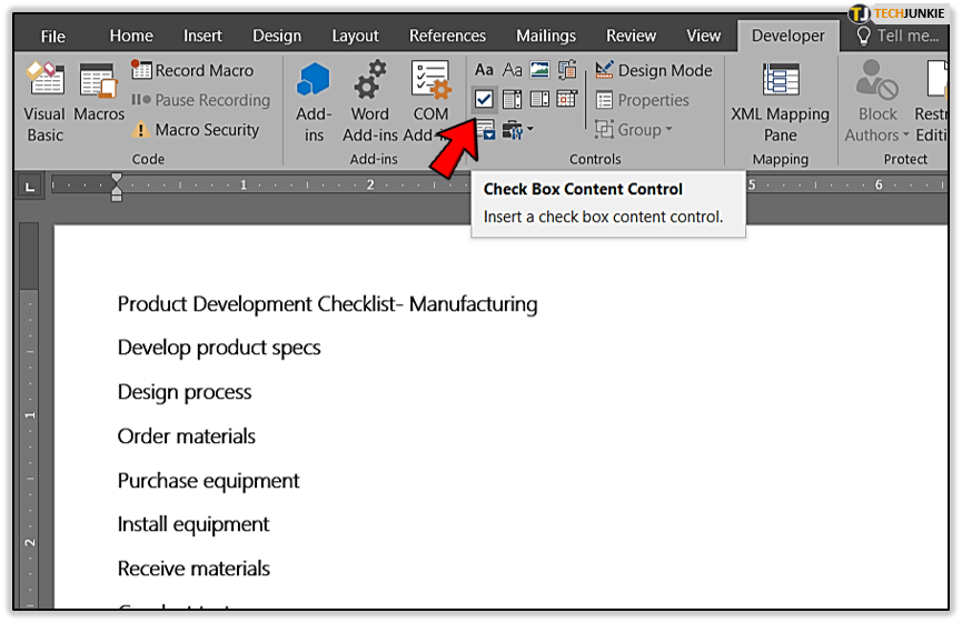 How Insert Check Box Word Citizenvvti