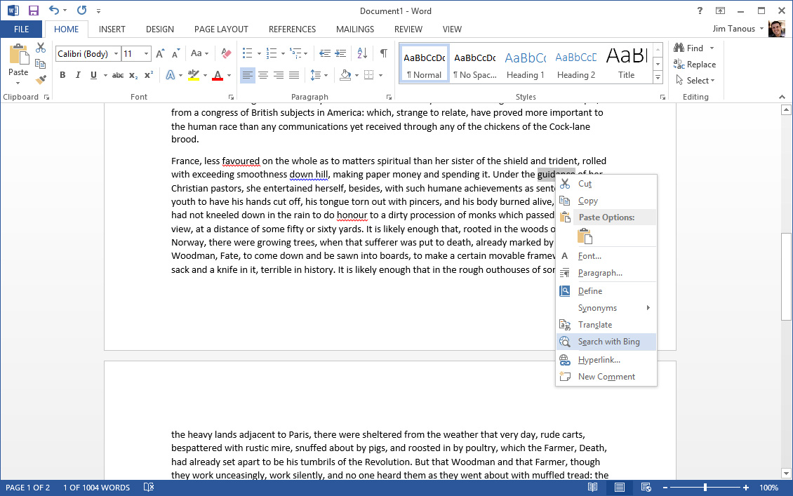 How to Search with Google in Microsoft Word