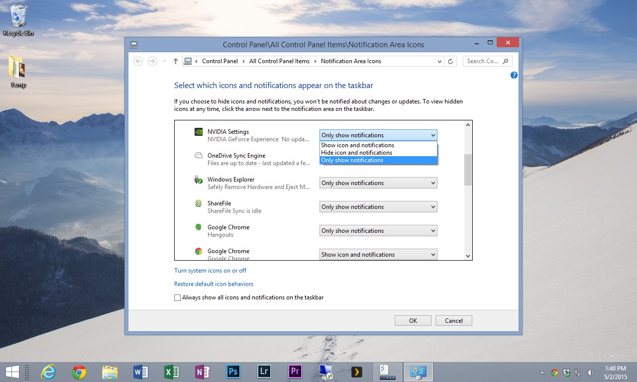 How to Hide Notification Icons on the Windows Taskbar How to Hide Notification Icons on the Windows Taskbar