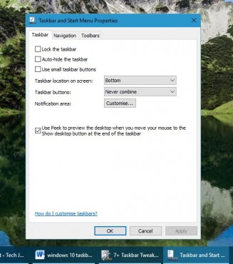 How to Customize the Windows 10 Taskbar - Tech Junkie