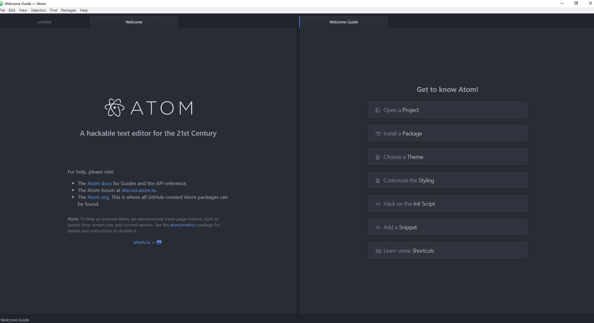 An Overview Of The Atom Text Editor Tech Junkie