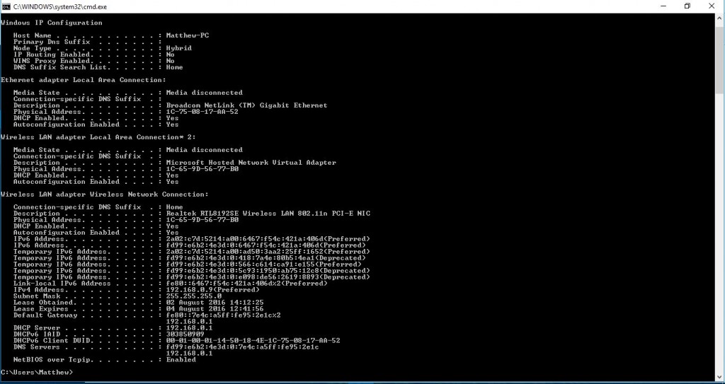 How to Find Your MAC Address in Windows 10 - Tech Junkie