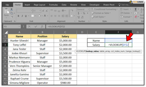 How to use VLOOKUP in Excel - Tech Junkie