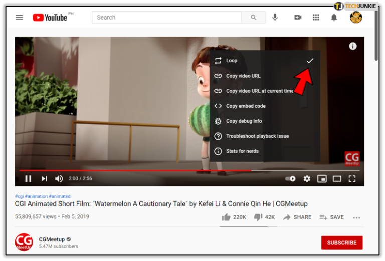 How To Loop YouTube Video and Other Neat Tricks - Tech Junkie