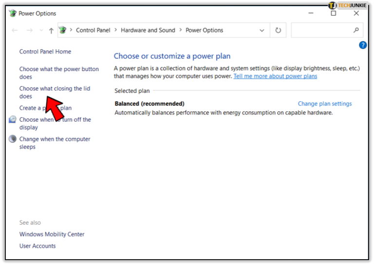How To Shut Down Windows When you Close your Laptop - Tech Junkie