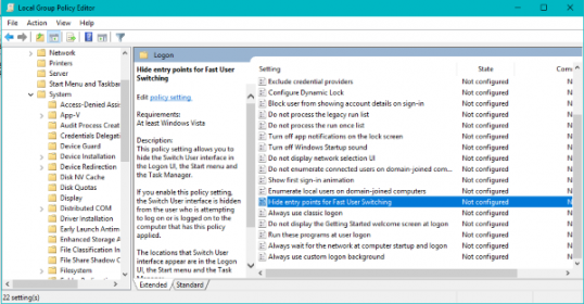 How To Disable Fast User Switching in Windows 10 - Tech Junkie