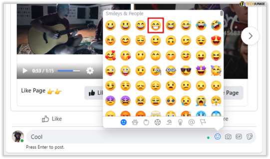 How To Use Emojis on Facebook - Tech Junkie