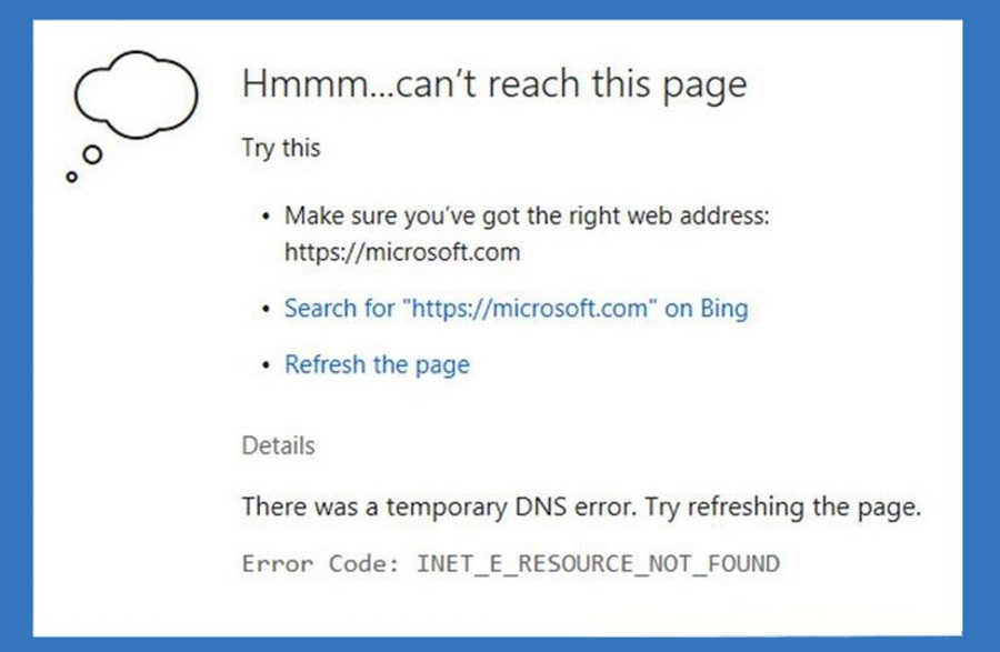 How To Fix the ‘inet_e_resource_not_found’ Error in Windows 10 - Tech ...