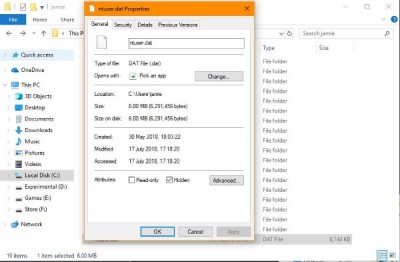 What is ntuser.dat and Why is it on My Computer? - Tech Junkie