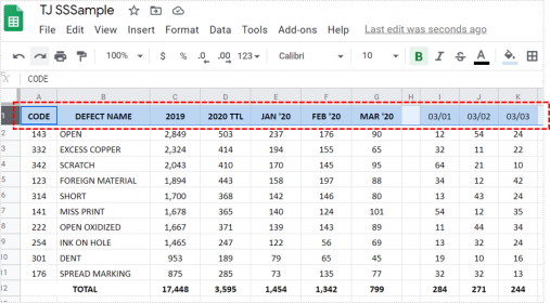 How To Freeze the Top Row in Google Sheets - Tech Junkie