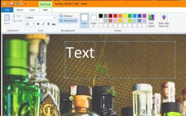 How To Add, Color and Rotate text in MS Paint - Tech Junkie