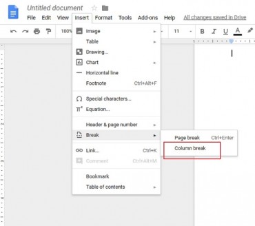 How To Split Google Docs into Columns - Tech Junkie