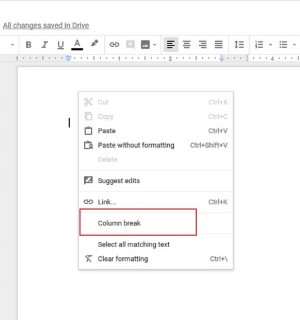 How To Split Google Docs into Columns - Tech Junkie