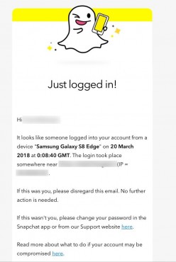 Does Snapchat Email You When Someone Logs Into Your Account? - Tech Junkie