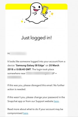 Does Snapchat Email You When Someone Logs Into Your Account? - Tech Junkie