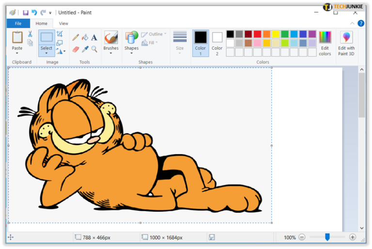 How To Add, Color and Rotate text in MS Paint - Tech Junkie