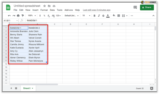 How To Automatically Alphabetize in Google Sheets - Tech Junkie