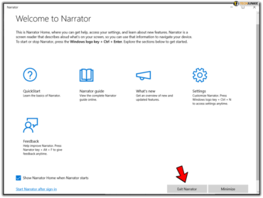 How To Turn off Narrator in Windows - Tech Junkie