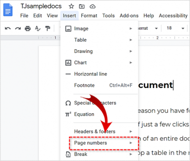 How To Automatically Number Pages in Google Docs - Tech Junkie