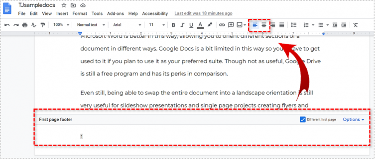 How To Automatically Number Pages in Google Docs - Tech Junkie