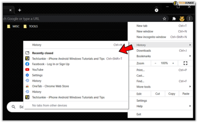 How To Reopen Your Last Session in Chrome - Tech Junkie