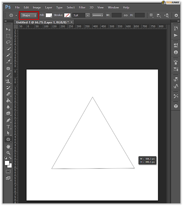 How To Create a Triangle in Photoshop - Tech Junkie