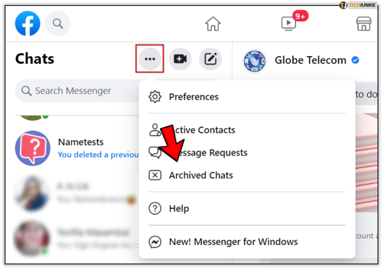 How to View Archived Messages on Facebook Messenger - Tech Junkie