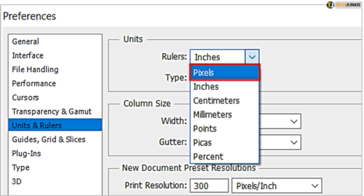 Change Units from Inches to Pixels in Adobe Photoshop - Tech Junkie