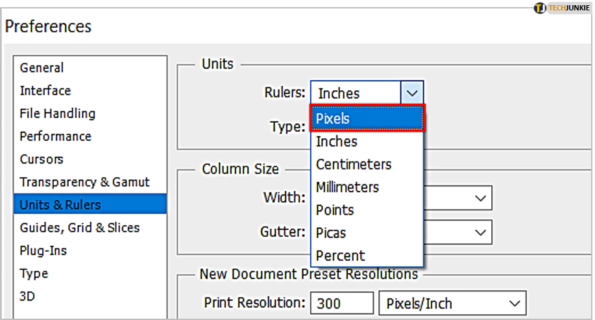 Change Units from Inches to Pixels in Adobe Photoshop - Tech Junkie