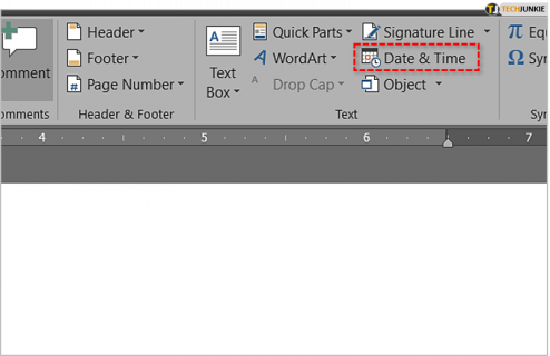 How to Automatically Insert Date in Word - Tech Junkie