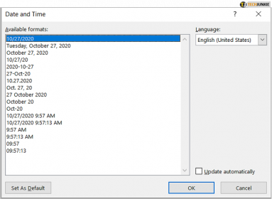 How to Automatically Insert Date in Word - Tech Junkie