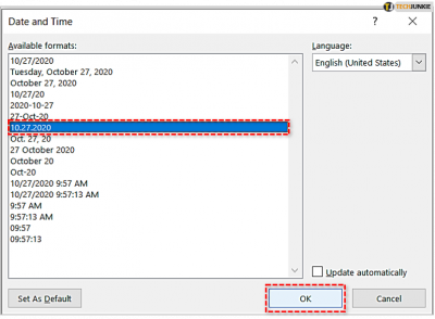 How to Automatically Insert Date in Word - Tech Junkie