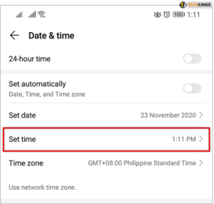 How to Change the Time on a Huawei Device - Tech Junkie