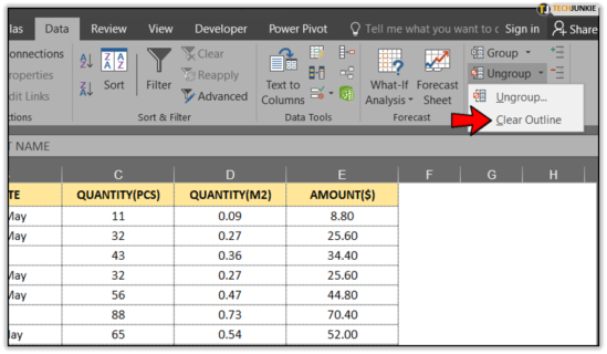 How to Remove Subtotals from Excel - Tech Junkie