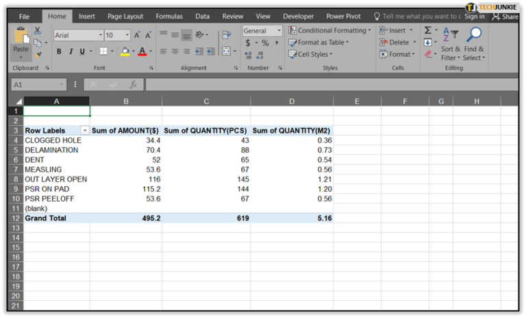 How to Remove Subtotals from Excel - Tech Junkie
