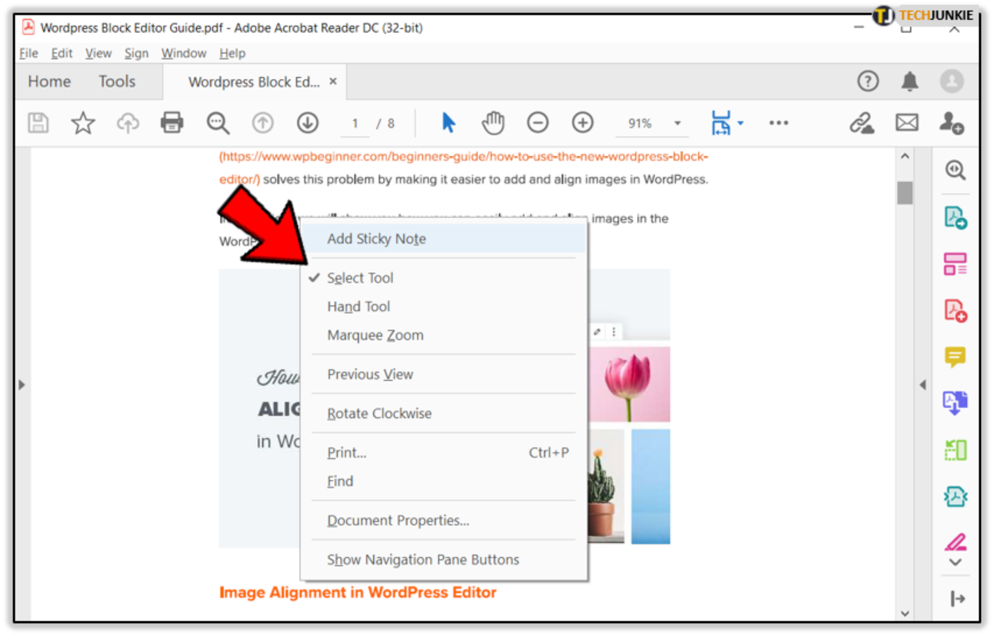 How To Download an Image from a PDF file to your PC - Tech Junkie