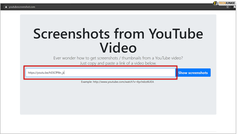 How to Screenshot a YouTube Video - Tech Junkie