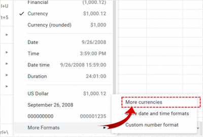 How to Change Currency in Google Sheets - Tech Junkie