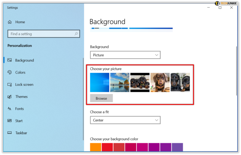 How to Change Your Wallpaper in Windows 10 - Tech Junkie