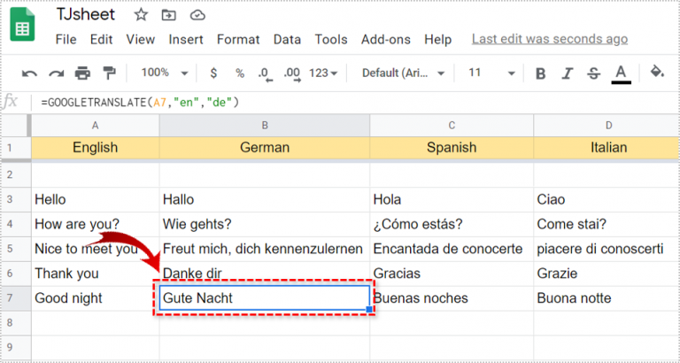 How to Automatically Translate Cells in Google Sheets Cells - Tech Junkie