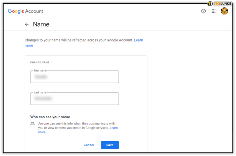 How to Change Your Display Name in Google Sheets - Tech Junkie