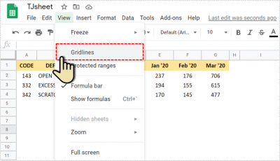 How to Get Rid of Lines in Google Sheets - Tech Junkie