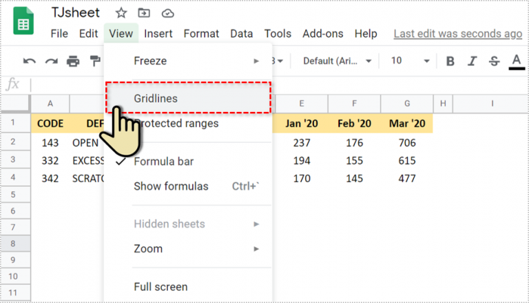 How to Get Rid of Lines in Google Sheets - Tech Junkie