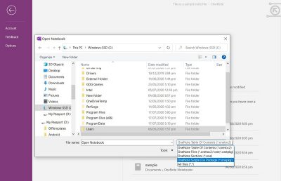 How to Open and Use a ONEPKG File - Tech Junkie