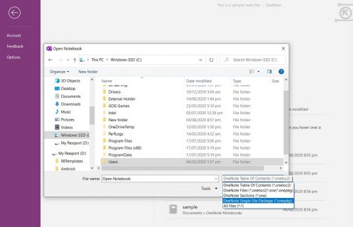 How to Open and Use a ONEPKG File - Tech Junkie
