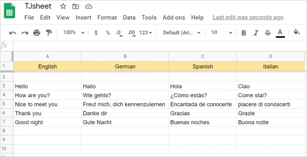 How to Automatically Translate Cells in Google Sheets Cells - Tech Junkie