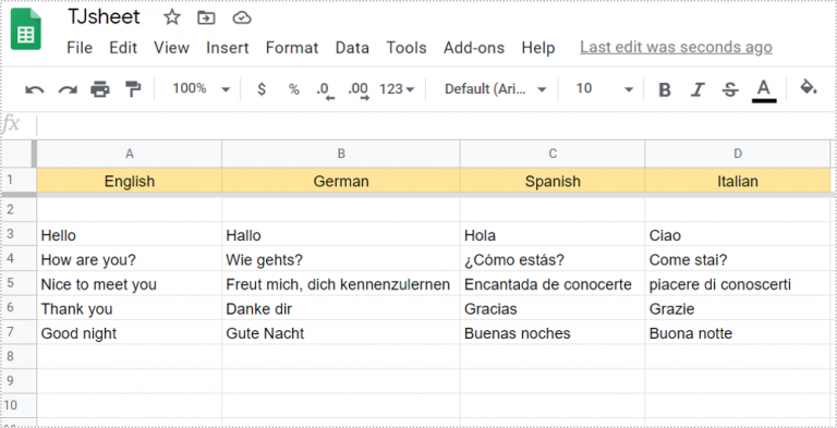 How to Automatically Translate Cells in Google Sheets Cells - Tech Junkie