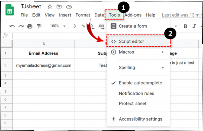 How to Trigger an Email within Google Sheets - Tech Junkie