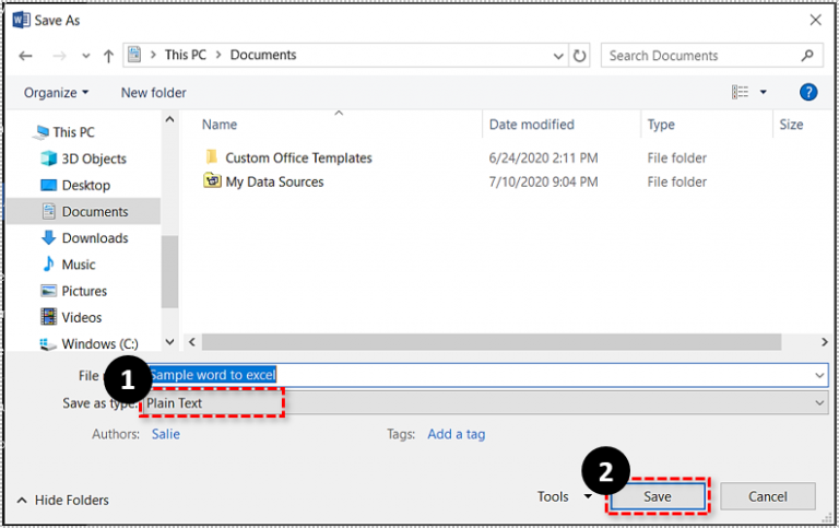 How To Convert Word to Excel - Tech Junkie