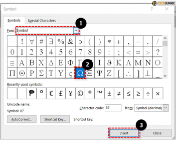 How to Type Greek Letters in Microsoft Word - Tech Junkie